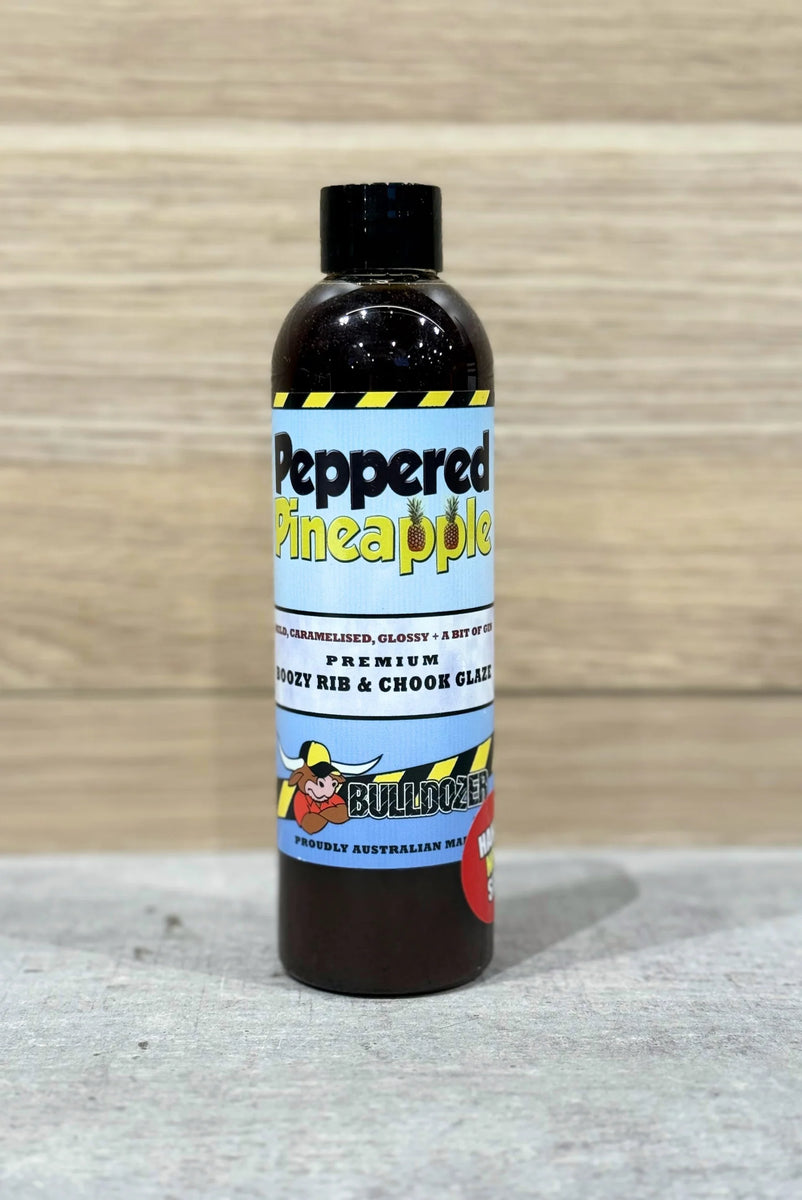 Bulldozer BBQ - Peppered Pineapple Glaze – The Smoking Log Co