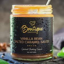 Boutique Sauces Vanilla Bean Salted Caramel Sauce – The Smoking Log Co