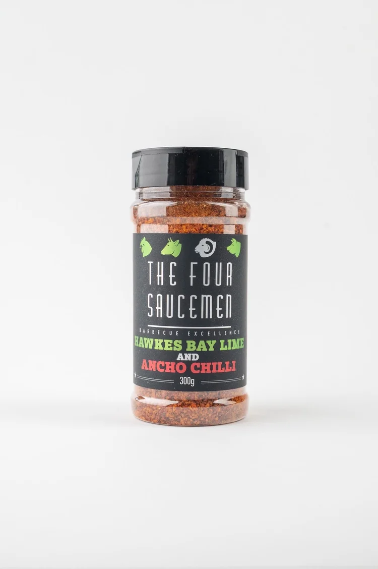 THE FOUR SAUCEMEN "The Hawkes Bay Lime & Ancho Chilli Rub" – The ...